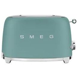 Mendler SMEG Toaster "TSF01EGMEU" grün (emerald matt) 2-Scheiben-Toaster