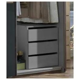 Schubkasteneinsatz wimex, grau, B:52cm H:58cm T:38cm, Schubladen