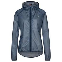 Regenjacke Ziener "NATINA" Gr. 46, blau (dunkelblau) Damen Jacken