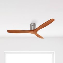 LEDS-C4 Deckenventilator Stem mit Holzflügeln, holz dunkel