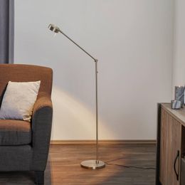 Knapstein Dreigelenkige LED-Stehleuchte Elegance, nickel