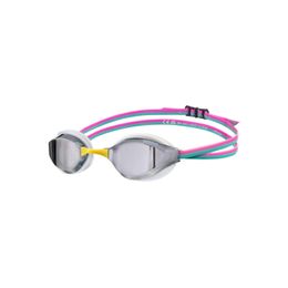 arena Schwimmbrille arena Python Mirror silver-white-fuchsia