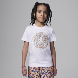 Jordan Poolside Jumpman T-Shirt mit Grafik für jüngere Kinder - Weiß