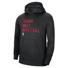 Chicago Bulls Spotlight Nike Dri-FIT NBA-Hoodie für Herren - Schwarz