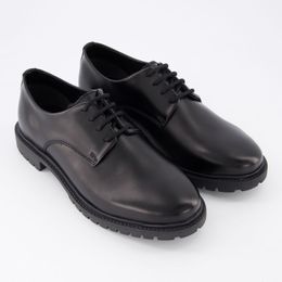 TK Maxx Schwarze Derby Business-Schuhe mit klobiger Sohle