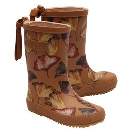 bisgaard - Gummistiefel FASHION in camel flowers, Gr.22