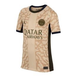 Nike Fußballtrikot Paris St. Germain Trikot 4th Kids Beige