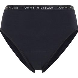 Tommy Hilfiger Slip, 2er-Pack, Logo-Bund, für Damen, beige, XS