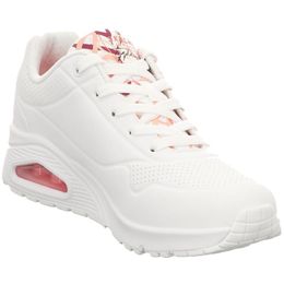 Skechers® Skechers x JGoldcrown: Uno Sneaker "Spread the love", Herz-Design, für Damen, weiß, 37