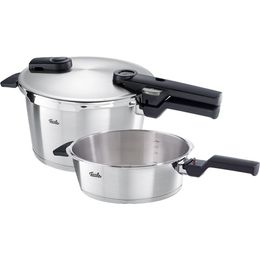 Fissler Schnellkochtopf-Set, 2-teilig, silber