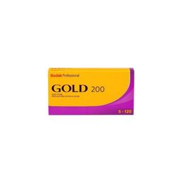 Kodak Gold 200 Color Negative Film 120 Roll Film 5-Pack