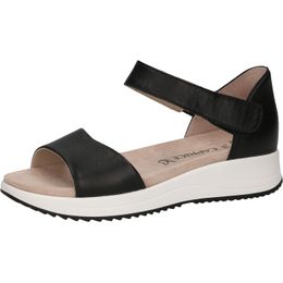 Caprice Sandalen, Leder, Klettverschluss, für Damen, schwarz, 37