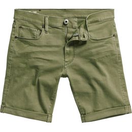 G-Star Raw Jeansshorts, Taschennieten, für Herren, grün, 33