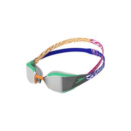 Speedo Schwimmbrille Speedo Fastskin Hyper Elite Mirror green/orange