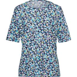 Rabe T-Shirt, Allover-Print, floral, für Damen, blau, 44
