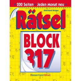 Bassermann Rätselblock 317 (5 Exemplare à 2,99 EUR) - Eberhard Krüger, Kartoniert (TB)