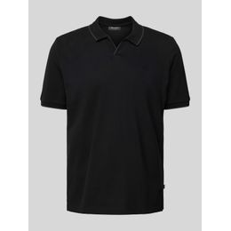 Maerz Muenchen Regular Fit Poloshirt mit V-Ausschnitt