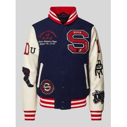 Superdry College-Jacke mit Motiv-Patches