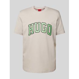 Hugo T-Shirt mit Label-Stitching Modell 'DEAKANDTI'