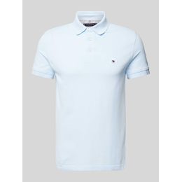 Tommy Hilfiger Slim Fit Poloshirt mit Label-Stitching