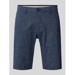 s.Oliver BLACK LABEL Regular Fit Bermudas mit Webmuster