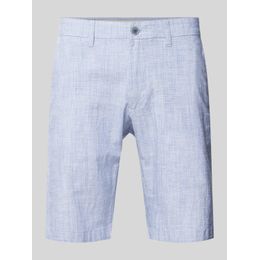 s.Oliver BLACK LABEL Regular Fit Bermudas mit Webmuster