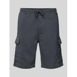McNeal Shorts in unifarbenem Design mit elastischem Bund