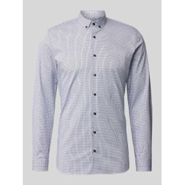 OLYMP Super Slim Fit Business-Hemd mit Button-Down-Kragen