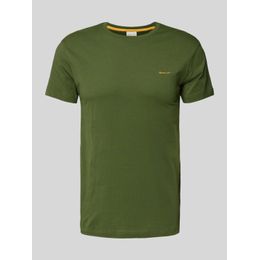 Gant T-Shirt mit Label-Stitching