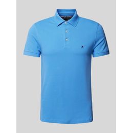 Tommy Hilfiger Slim Fit Poloshirt mit Label-Stitching