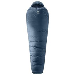 Deuter - Astro 500 - Daunenschlafsack Gr 205 x 74 x 47 cm - Regular Zip: Left Blau