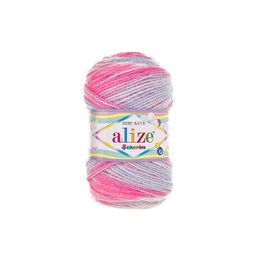 Alize 100g Strickgarn Alize Sekerim Bebe Batik Strick-Wolle Häkel-Garn Häkelwolle