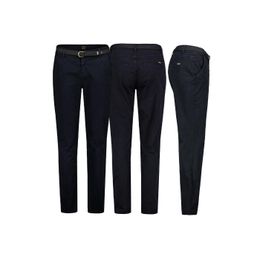 Urban Surface Chinos Damen Chino Hose Stoffhose inkl.Gürtel Businesshose Sommer Freizit