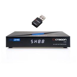 Octagon SX88 4K Ultra HD S2+IP mit USB WLAN Stick Satellitenreceiver