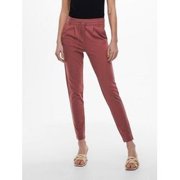 Only Stoffhose Elegante Stoffhose Poptrash Paperback Stretch Pants ONLPOPTRASH 3957 in Weinrot