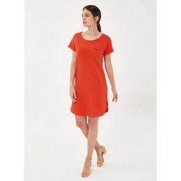 Organication Kleid & Hose Jerseykleid aus Bio-Baumwolle mit Leinen