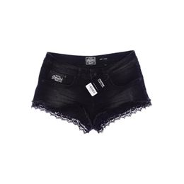 Superdry Damen Shorts, schwarz, Gr. 38