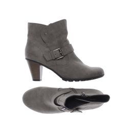 Tom Tailor Damen Stiefelette, grau, Gr. 41