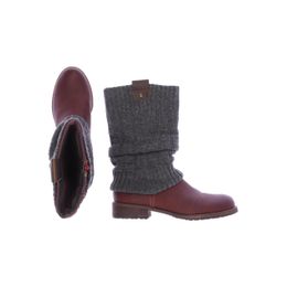 Tom Tailor Denim Damen Stiefel, bordeaux, Gr. 38