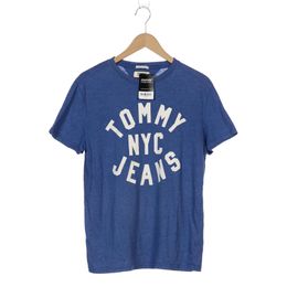 Tommy Jeans Herren T-Shirt, blau, Gr. 146