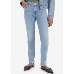 Levi's Slim-fit-Jeans LEVI'S "712 SLIM WELT POCKET" Gr. 31, Länge 32, blau (sky's the limit) Damen Jeans