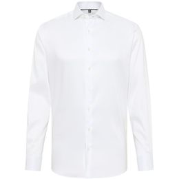 Eterna Performance Shirt Businesshemd, Modern Fit, Langarm, Haifisch-Kragen, für Herren, weiß, 40