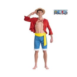 CHAKS Kostüm One Piece Strohhut Monkey D. Ruffy für Herren