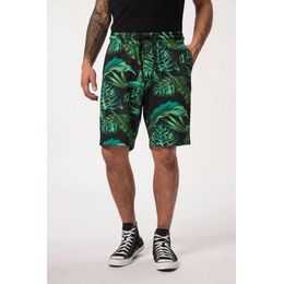 JP1880 Bermudas Sweatbermuda Palmen Print Elastikbund bis 8 XL