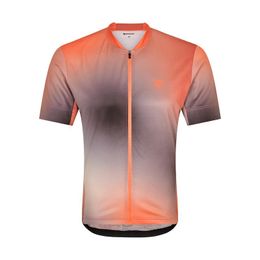 Ziener Radtrikot »NELETE« orange 52 52 funktionelles Herren Fahrradtrikot