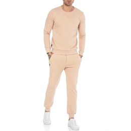 RedBridge Jogginganzug RED BRIDGE Herren Jogginganzug Set Sweatshirt Hose Premium Basic (Spar-Set