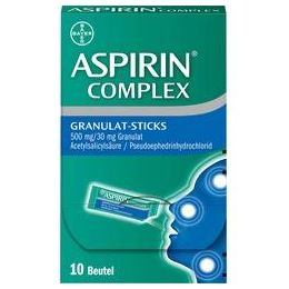 BAYER Aspirin Complex Granulat-Sticks 500 mg/30 mg Gran. 10 St