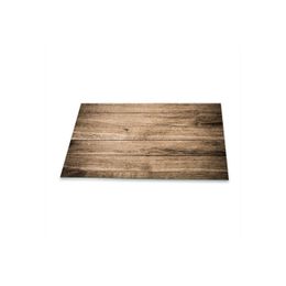 Decorwelt Bodenschutzplatte Funkenschutzplatte Glas Kaminofen Holz Braun Kamin platte Bodenplatte