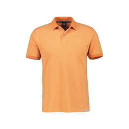 Lerros Poloshirt &raquo;2-Tone Polo&laquo; MELLOW PEACH XXL XXL Tonale Melange-Optik