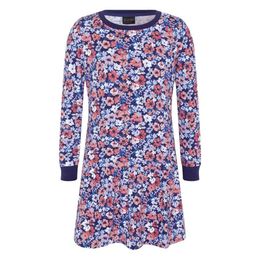 OKLAHOMA PREMIUM DENIM Jerseykleid mit verspieltem Allover Blumenprint